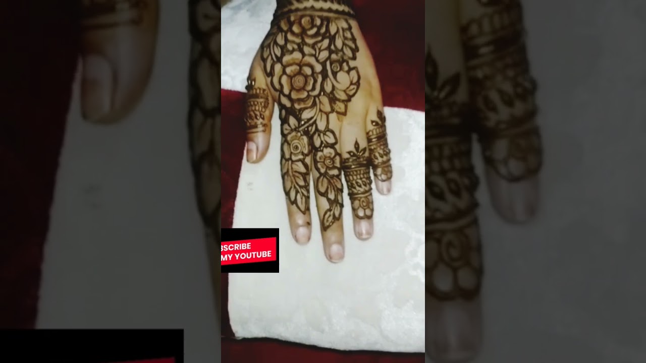 simple khafif mehandi designs||new mehandi designs||dulhan Mehandi ...