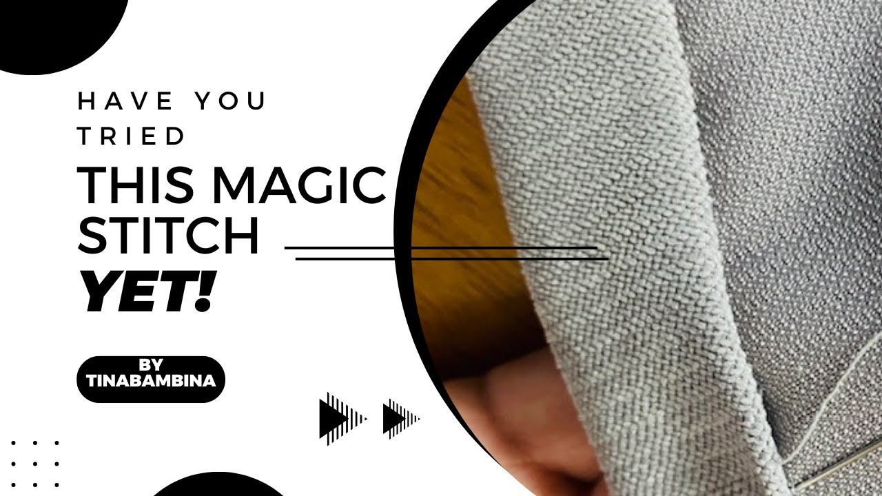 Have you tried this magic stitch YET! - YouTube