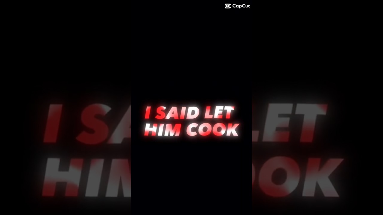 Let him Cook NOW - YouTube
