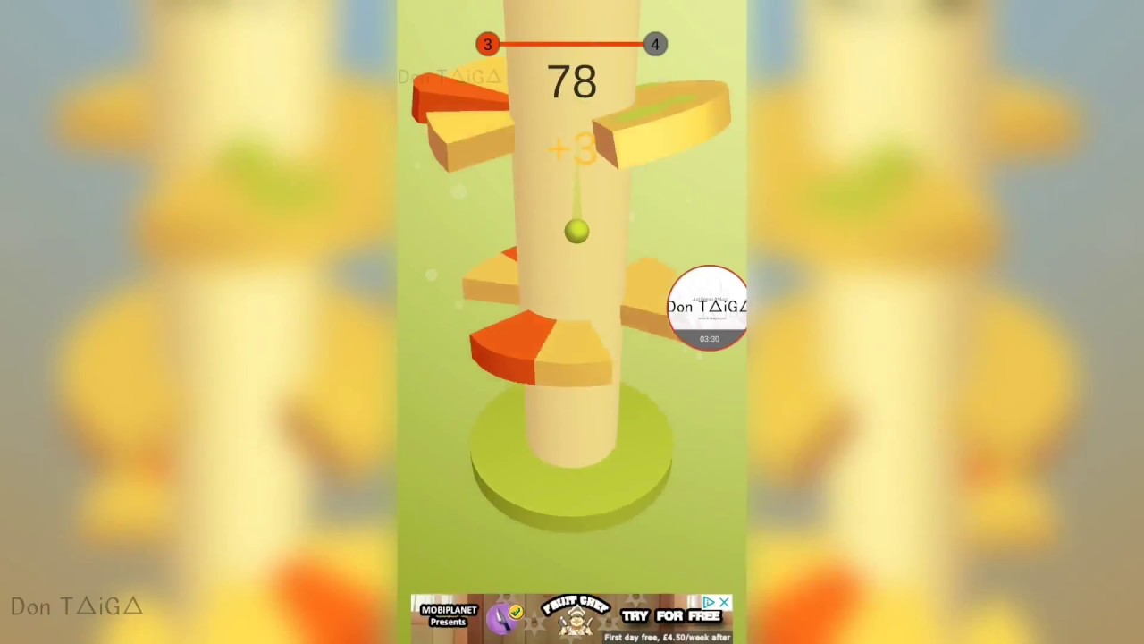 How To Play Helix Jump Game - YouTube