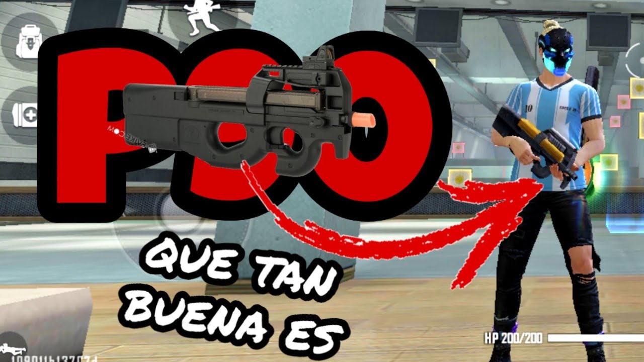 PROBANDO Y ANALIZANDO LA P90 EN FREE FIRE | QUE TAN BUENA ES LA P90 EN ...
