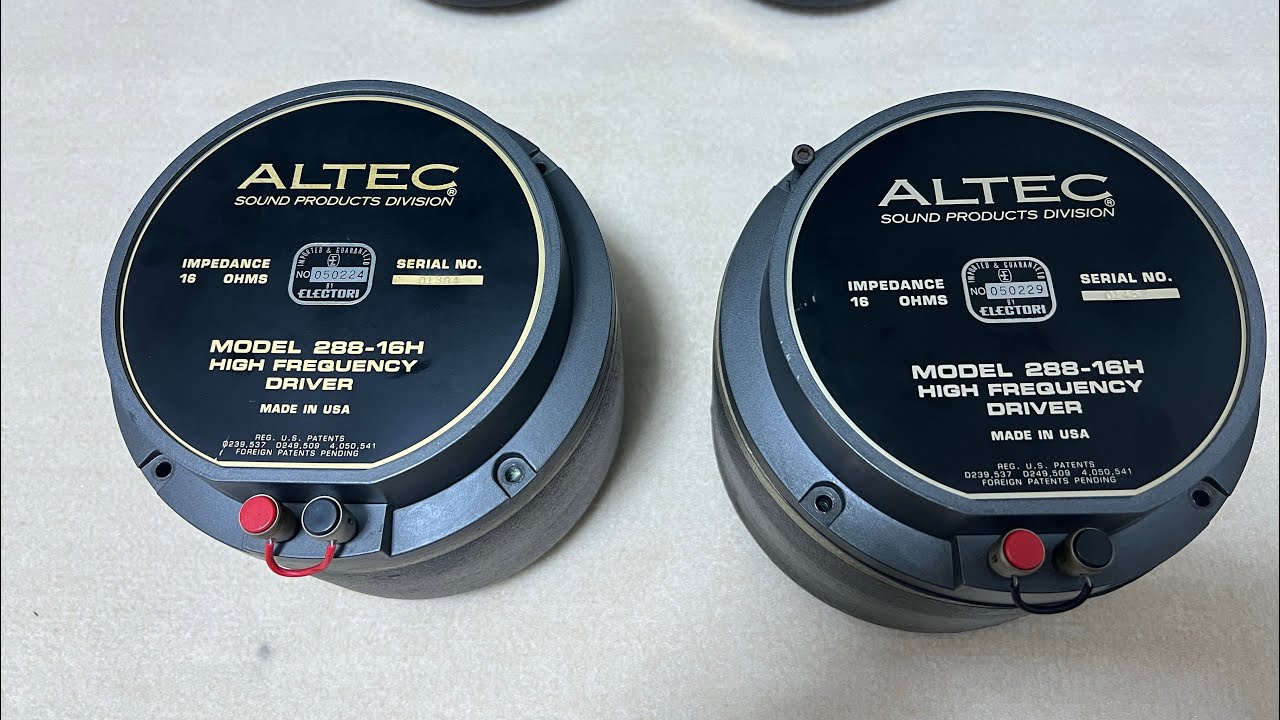 altec 288-16H cặp củ lớn nhất của hãng altec.củ 1.4inch cho cấu hình ...