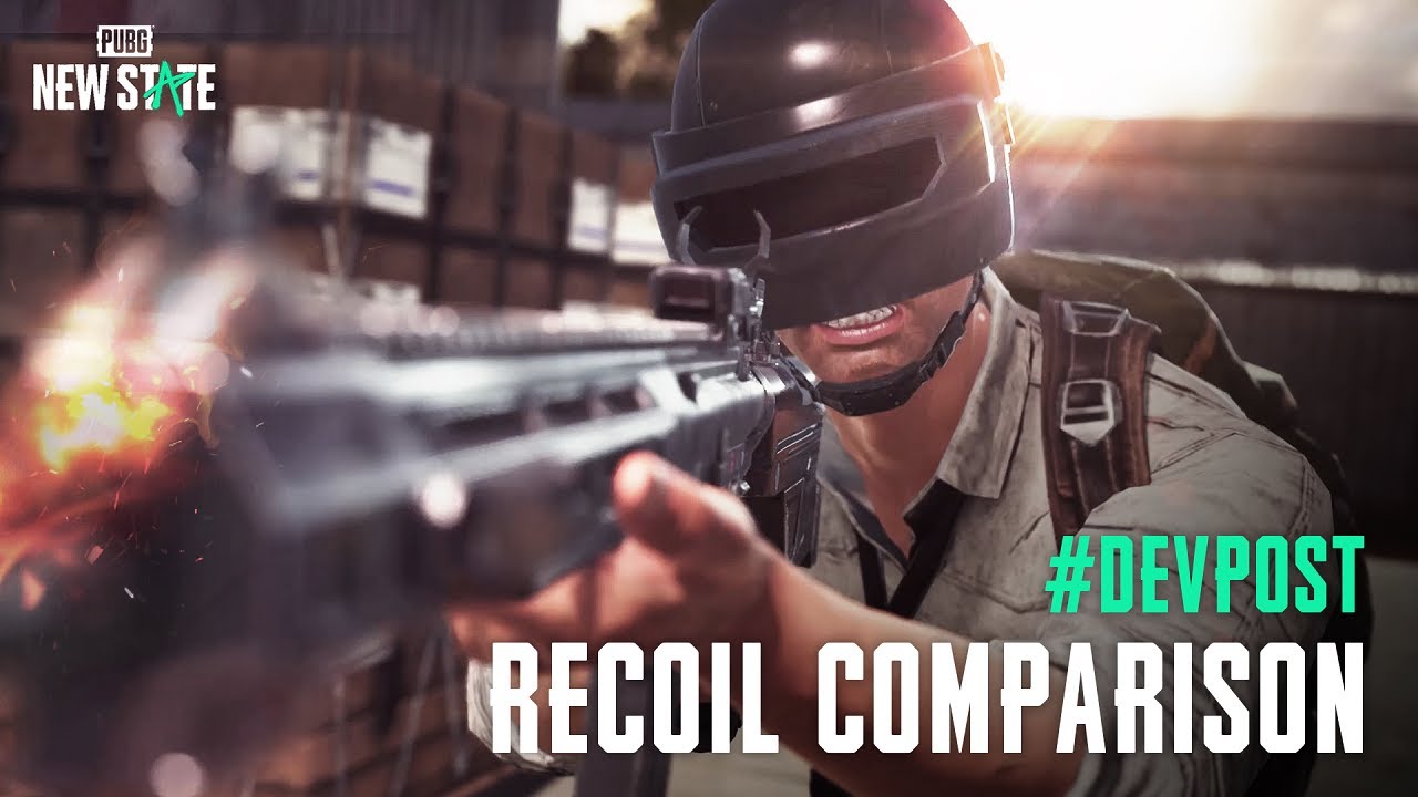 PUBG: NEW STATE | DevPost: Recoil Comparison - YouTube