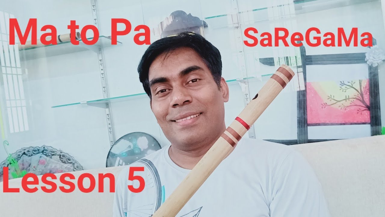 Basic Flute lesson #6, Easy learning of SARGAM in flute - YouTube