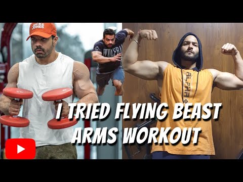 I TRIED FLYING BEAST ARMS WORKOUT | GAURAV TANEJA @FlyingBeast320 # ...