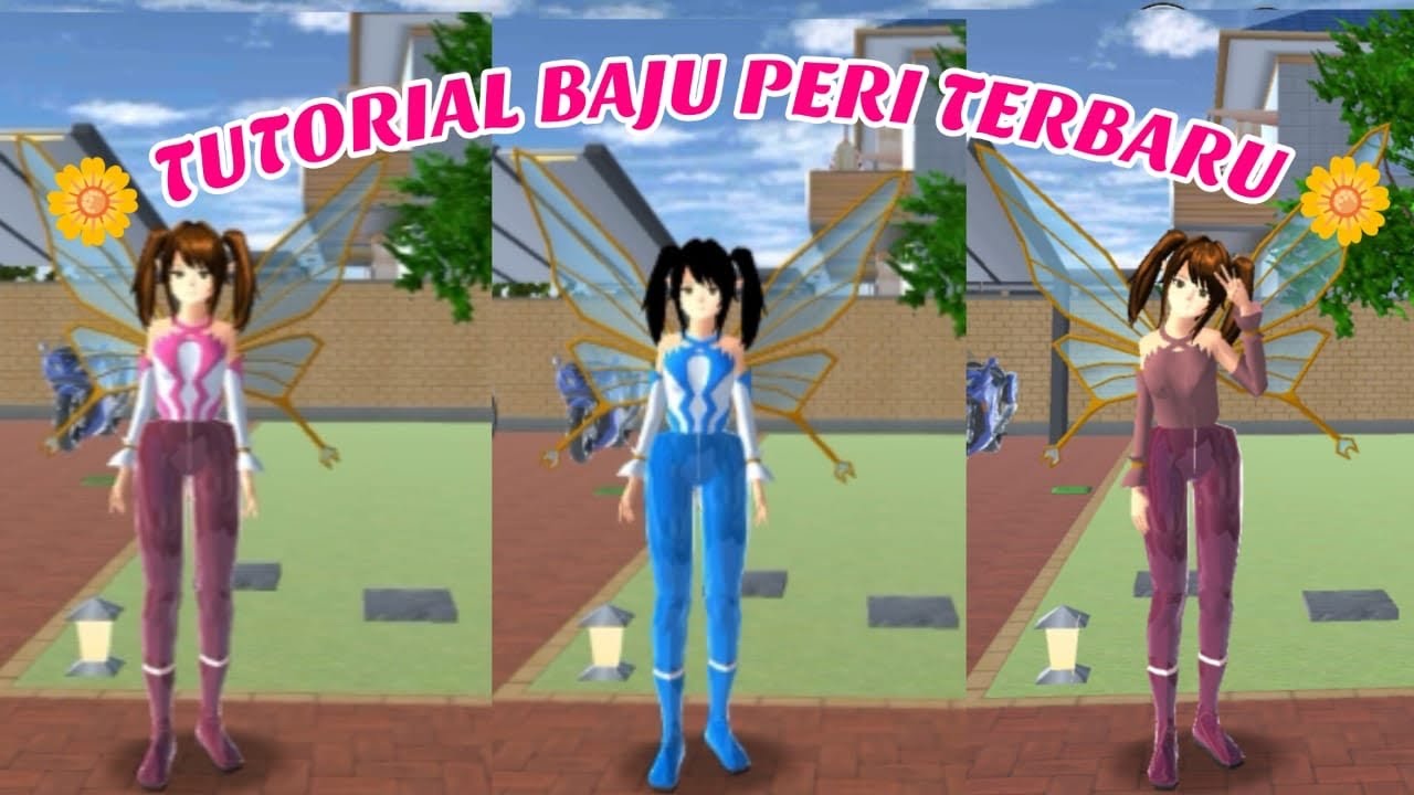 ADA BAJU PERI SAKURA TERBARU | TUTORIAL CARA MEMBUAT BAJU SAKURA ...