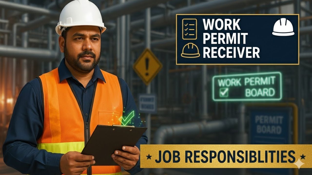 Work Permit Receiver Job Responsibilities || Technician Job || Job ...