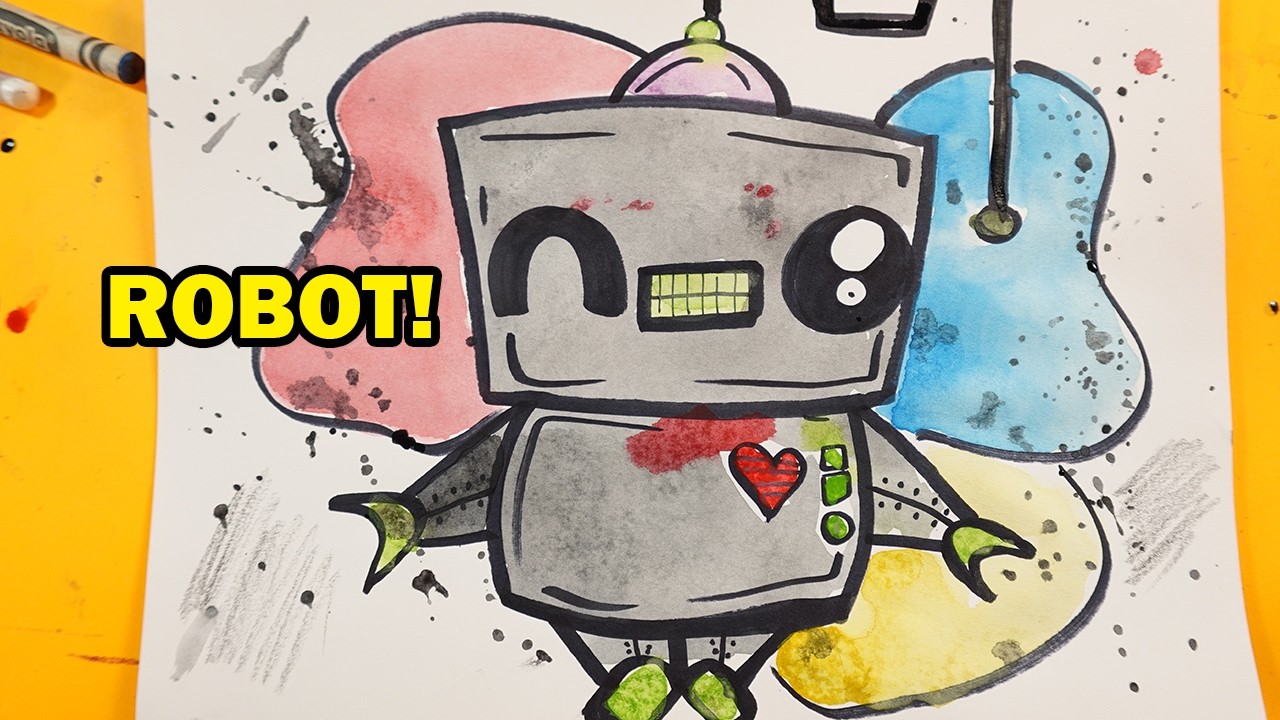 YOU Can DRAW a Robot! - YouTube