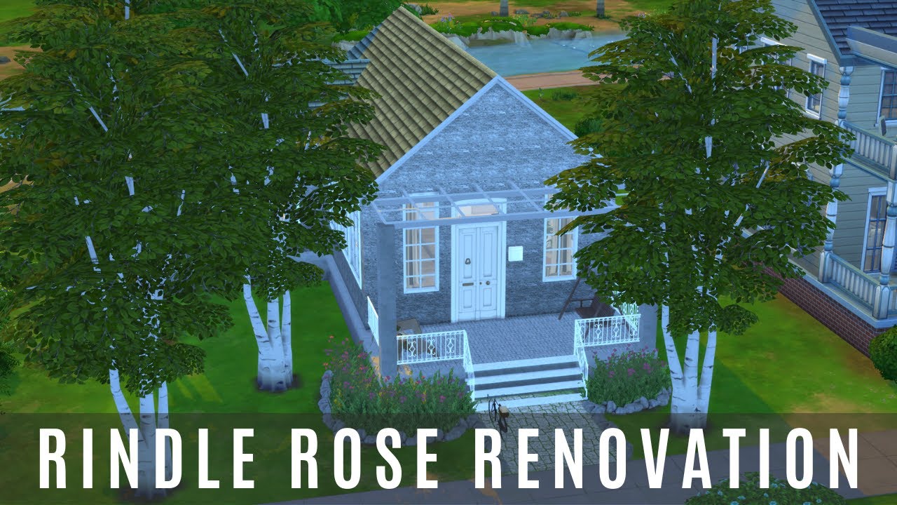 RINDLE ROSE RENOVATION | THE SIMS 4 | SPEED BUILD | DL + CC - YouTube