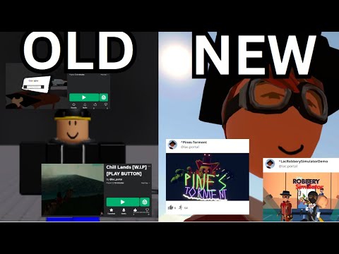 EXPLORING MY OLD GAMES IN ROBLOX! - YouTube
