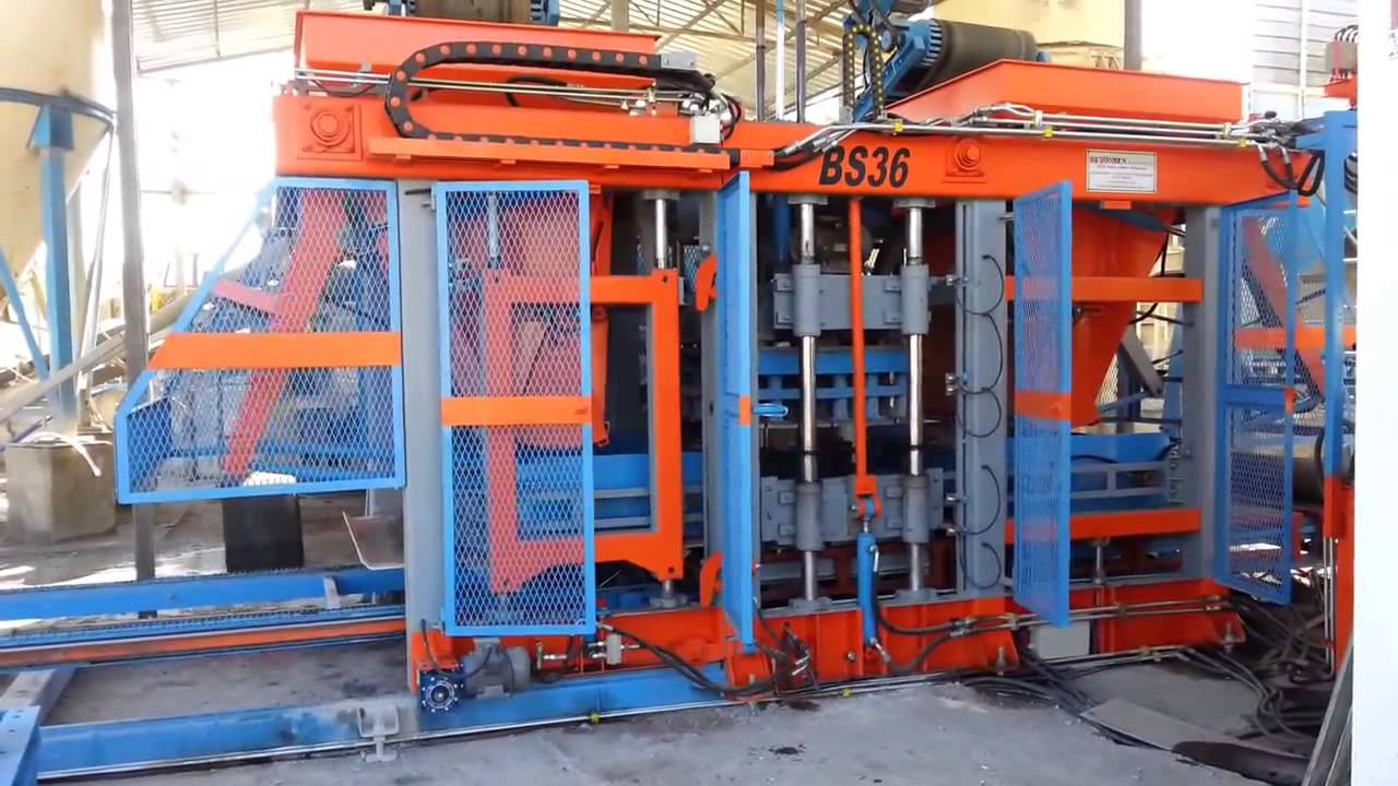 fully automatic Block Making Machine, TURKEY - YouTube