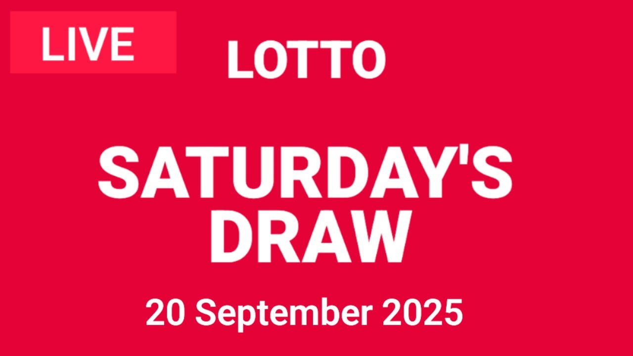 The National Lottery Lotto Draw Live results from Saturday 20 September ...