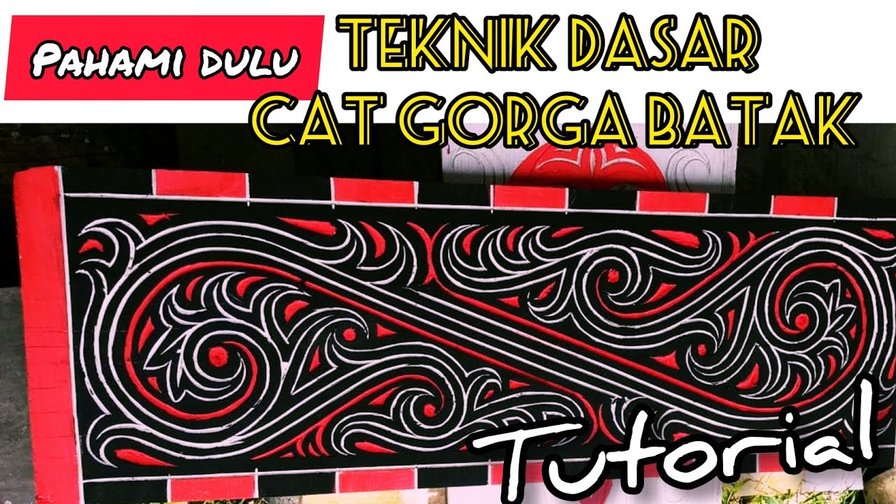 AWAS...! jangan salah ketika bikin warna cat gorga batak || ukiran ...