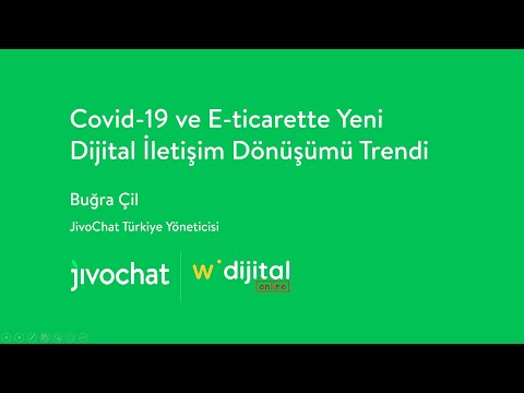 E-ticarette Yeni İletişim Trendleri | JivoChat | Webrazzi Dijital 2020