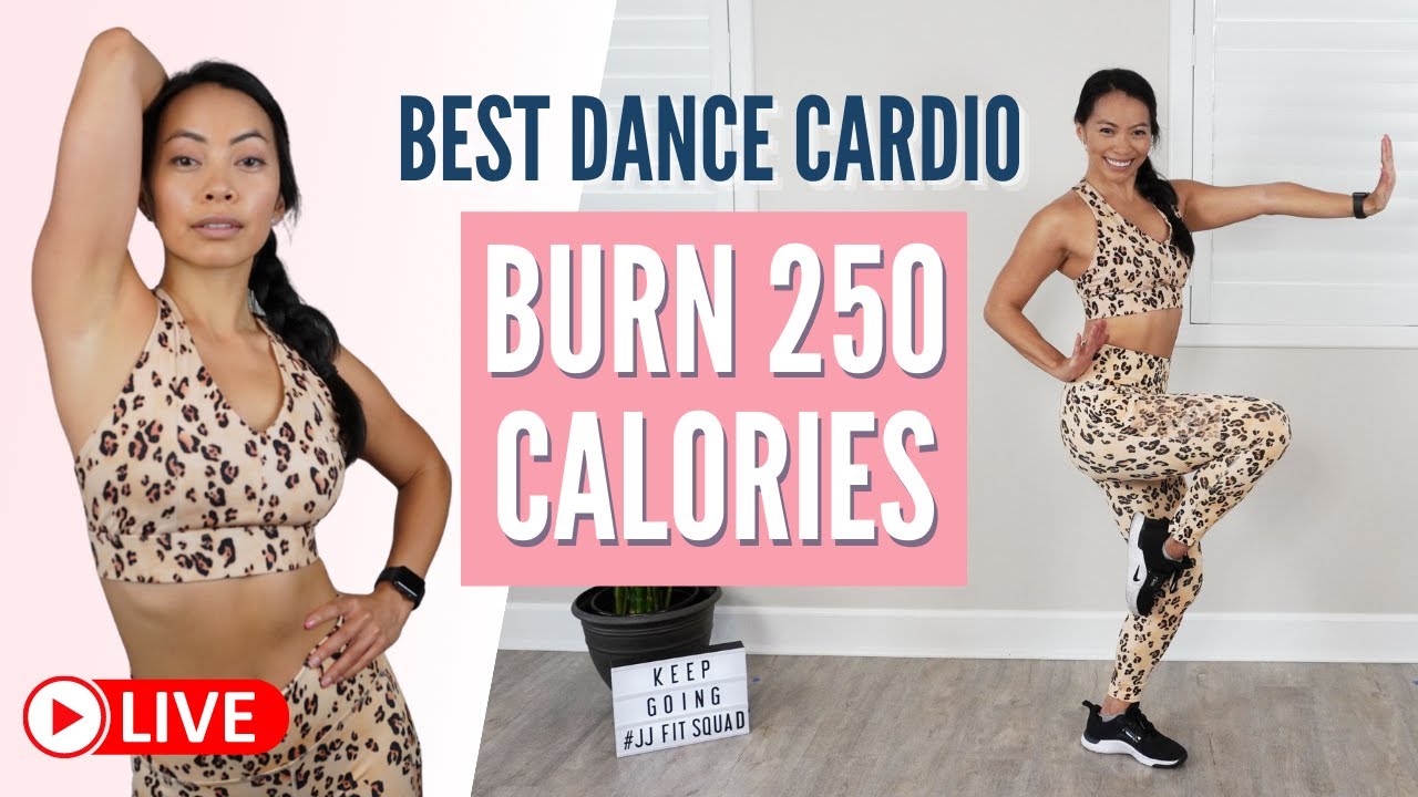 Burn 250 Calories | Best Dance Cardio Workout (Follow Along in Realtime ...