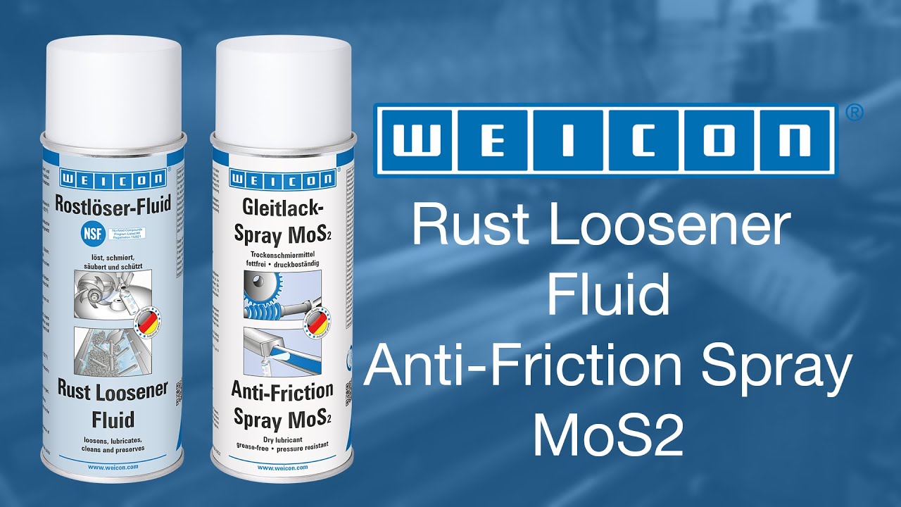 Removal of flash rust on a lathe | WEICON Rust Loosener | WEICON Anti ...