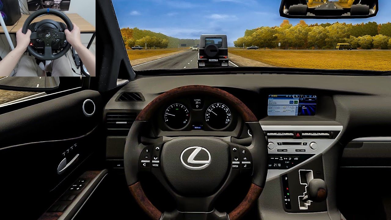 City Car Driving - 2014 Lexus RX350 [Steering Wheel Gameplay] - YouTube