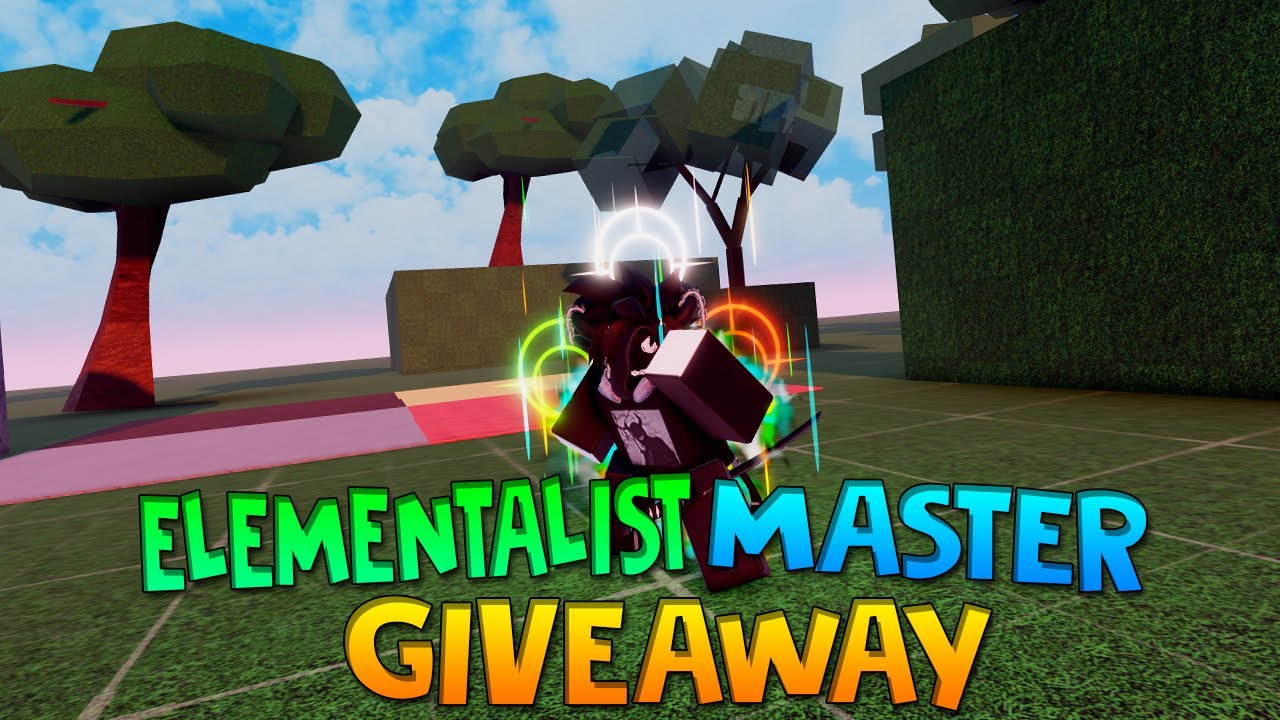 ELEMENTALIST MASTER GIVEAWAY [ROBLOX STUDIO] - YouTube