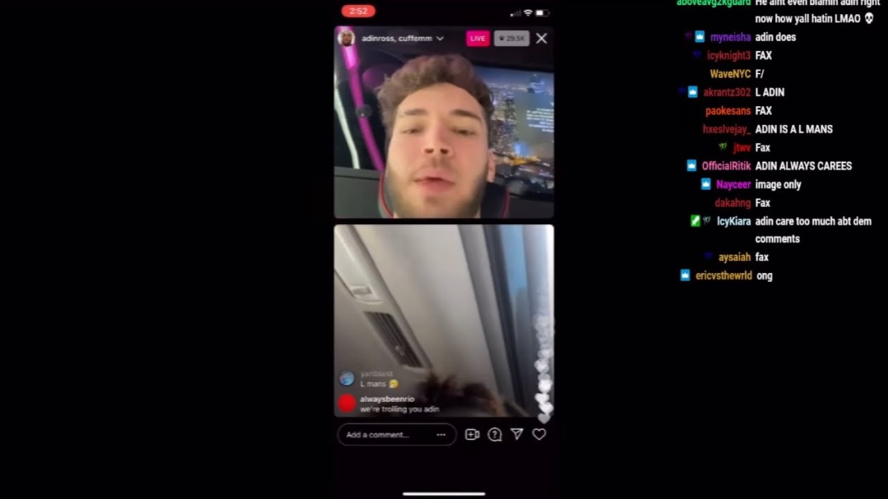 YouRAGE Reacts to Cuffem and Adin Situation "BEEF" - YouTube