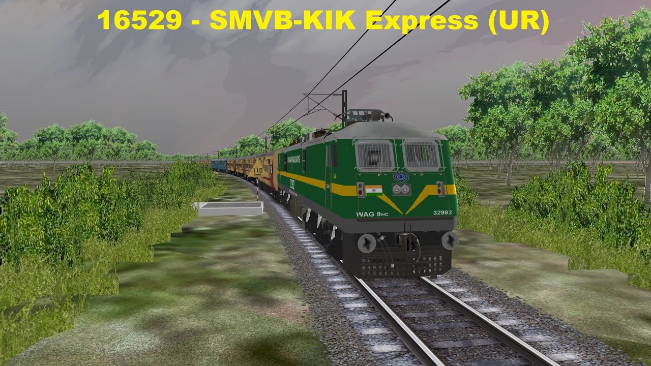 OR/MSTS | 16529 - SMVT Bengaluru-Karaikal Express (UR) - YouTube