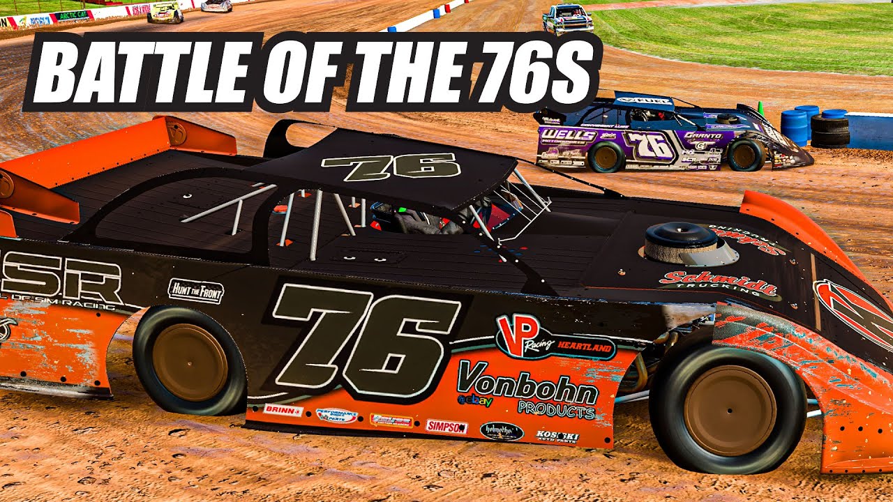 Battle of the 76s | iRacing Weekly Super Late Model Series at Lanier ...