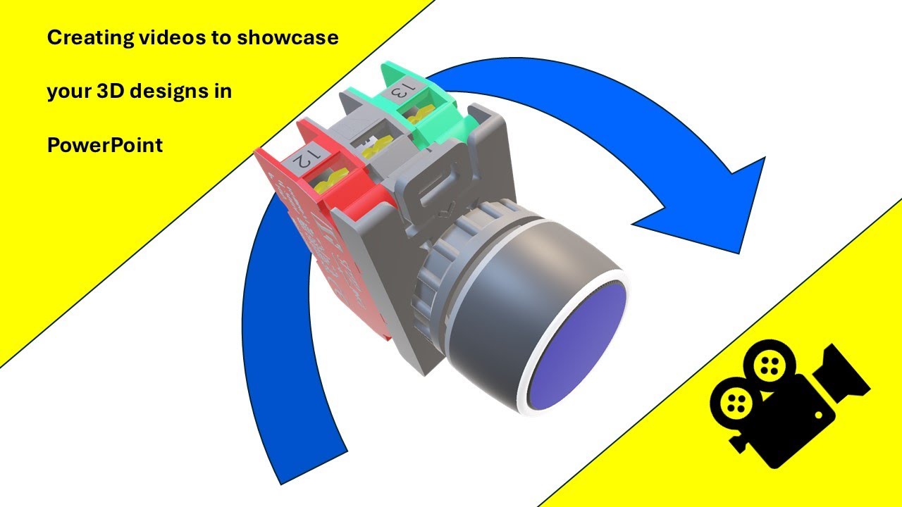 Using PowerPoint for 3D visualisation of a 3D part created in Shapr3D ...