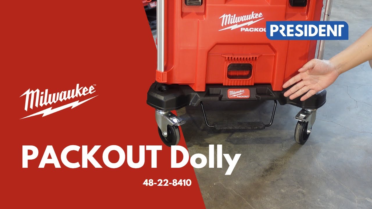 Milwaukee Packout Dolly - Trolley 48-22-8410 - YouTube