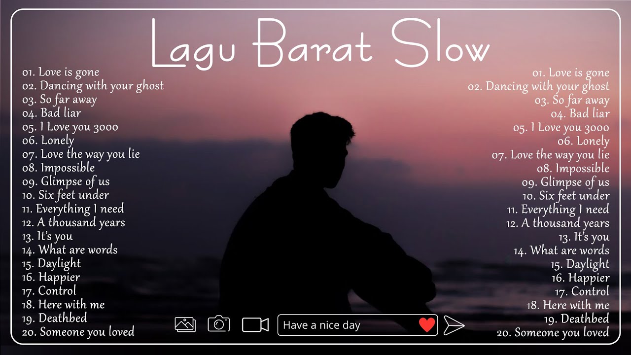 Lagu Barat Slow Enak Didengar || Playlist Lagu Inggris Santai ...