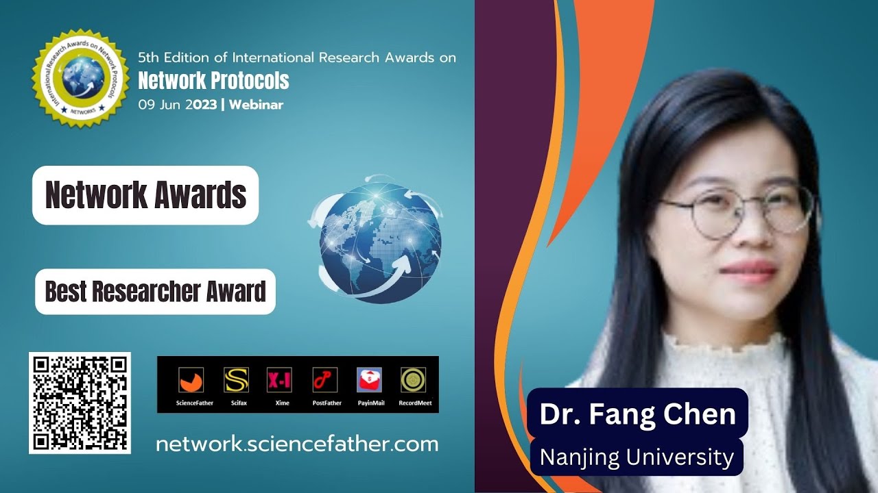 Dr. Fang Chen | Nanjing University| China| Best Researcher Award # ...