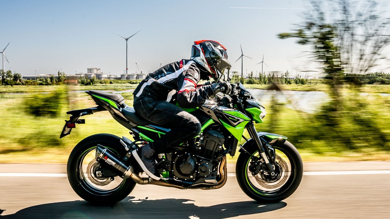 KAWASAKI Z900 2022 Full Akrapovic Exhaust System! REVS / FLY BY'S / NO ...