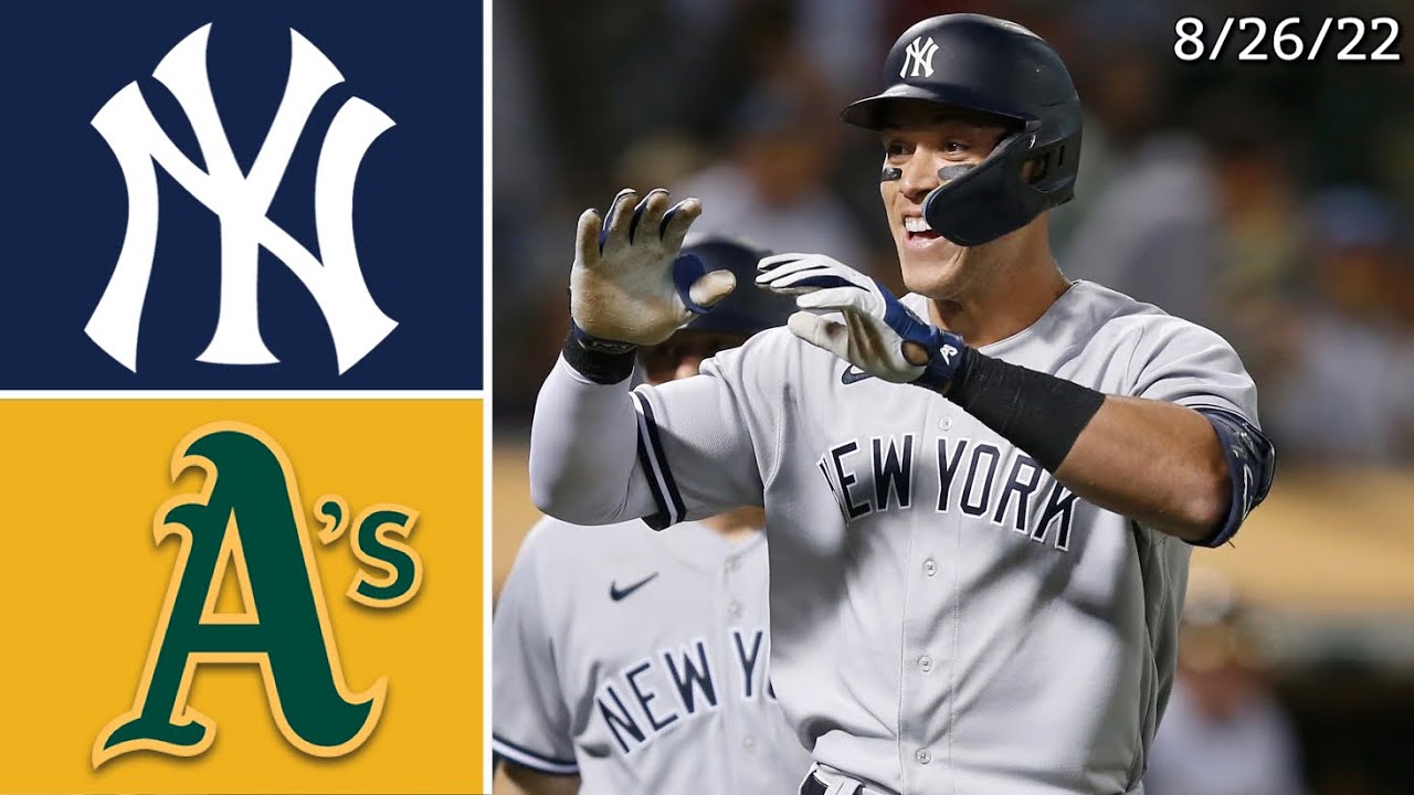 New York Yankees @ Oakland A's | Game Highlights | 8/26/22 - YouTube