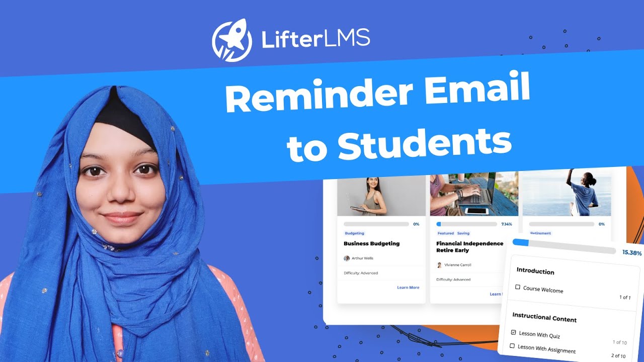 How to Send a Reminder or Motivational Email to Students in LifterLMS ...