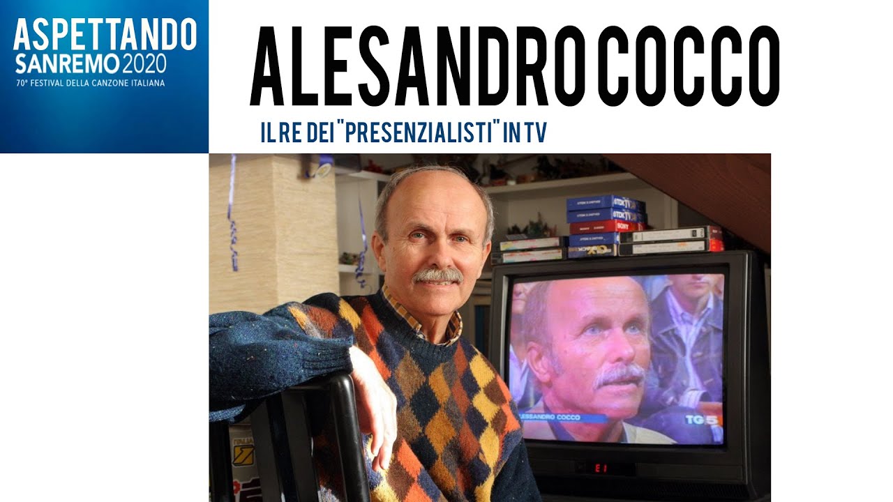 Alessandro Cocco il "presenzialista" della TV - YouTube