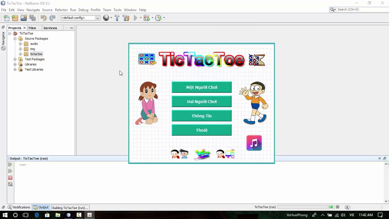 [Java] Demo Game TicTacToe Với Giải Thuật Minimax #2 - YouTube