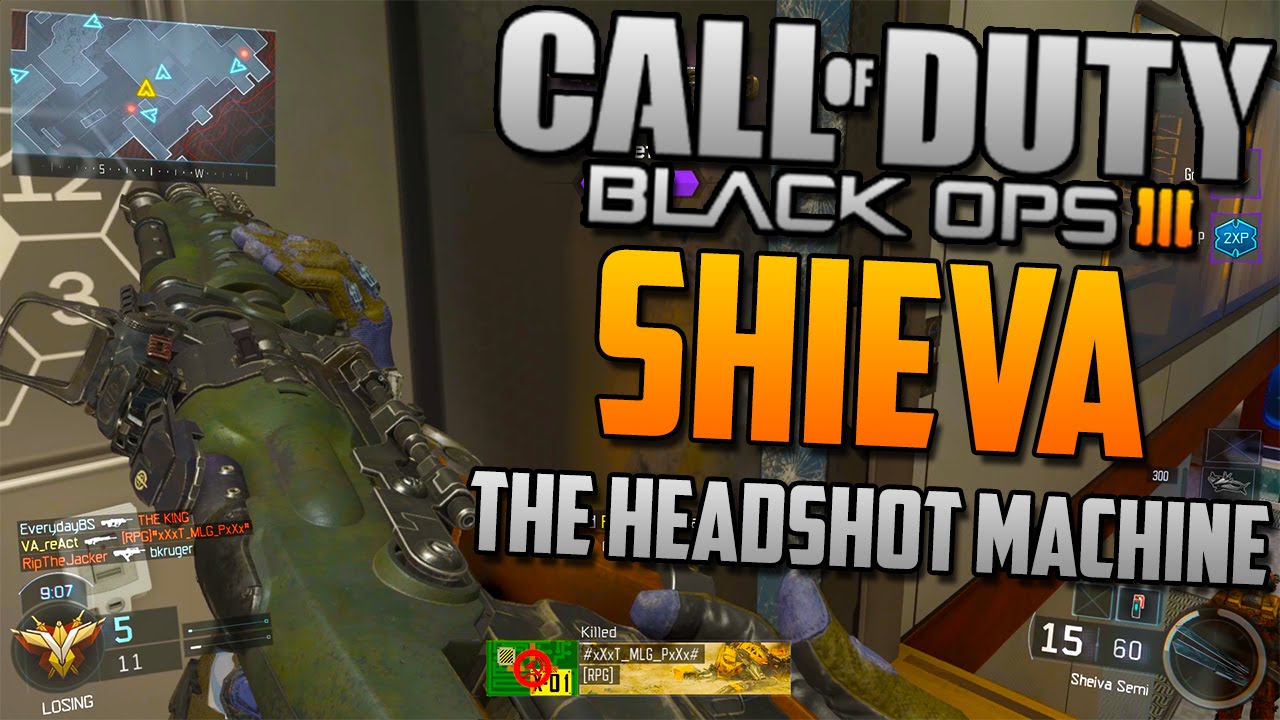 Black Ops 3: SHIEVA BEST CLASS! (THE HEADSHOT MACHINE) - YouTube