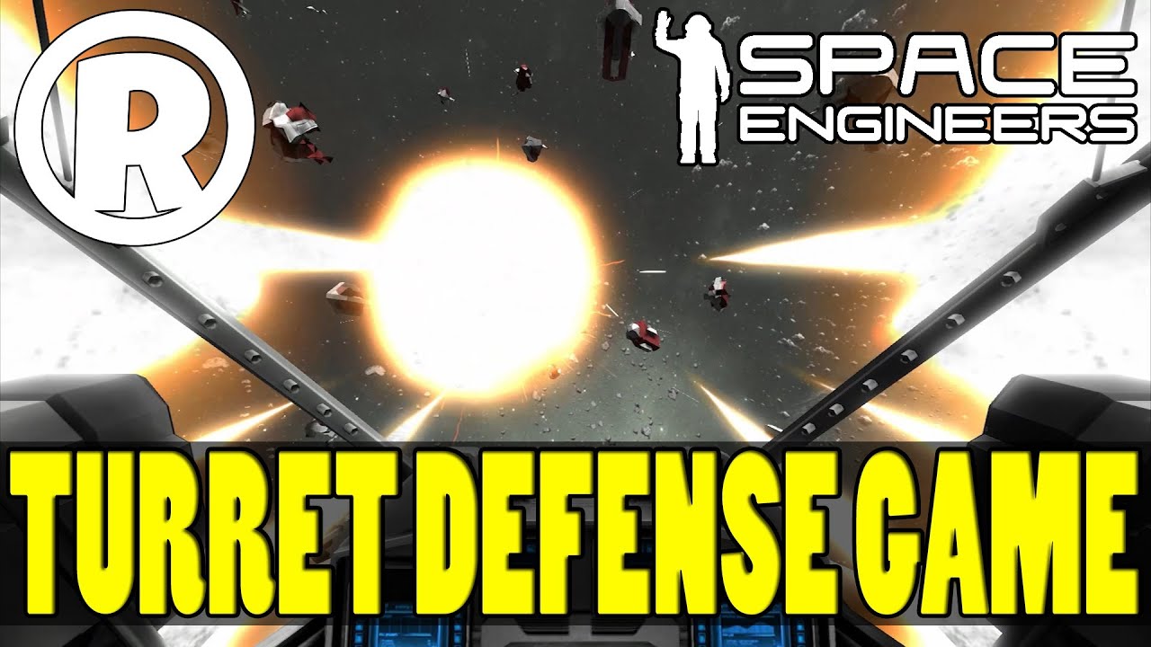 Space Engineers - Turret Defense Game - YouTube