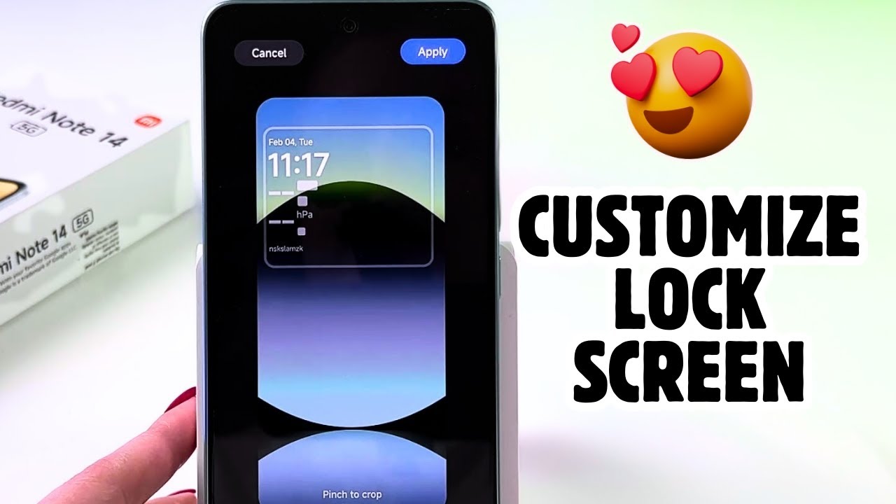 Customizing Your Redmi Note 14 5G Lock Screen - Clock Styles and ...