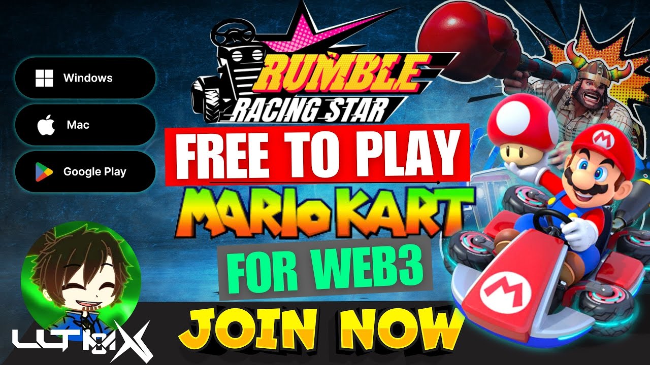 Mario Kart Racing of WEb3?! Check out Rumble Racing Star! Download and ...