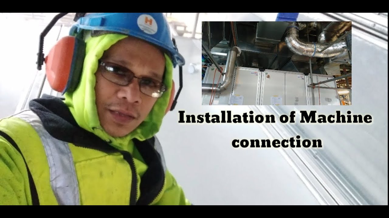 Installation of Machine Connection. - YouTube