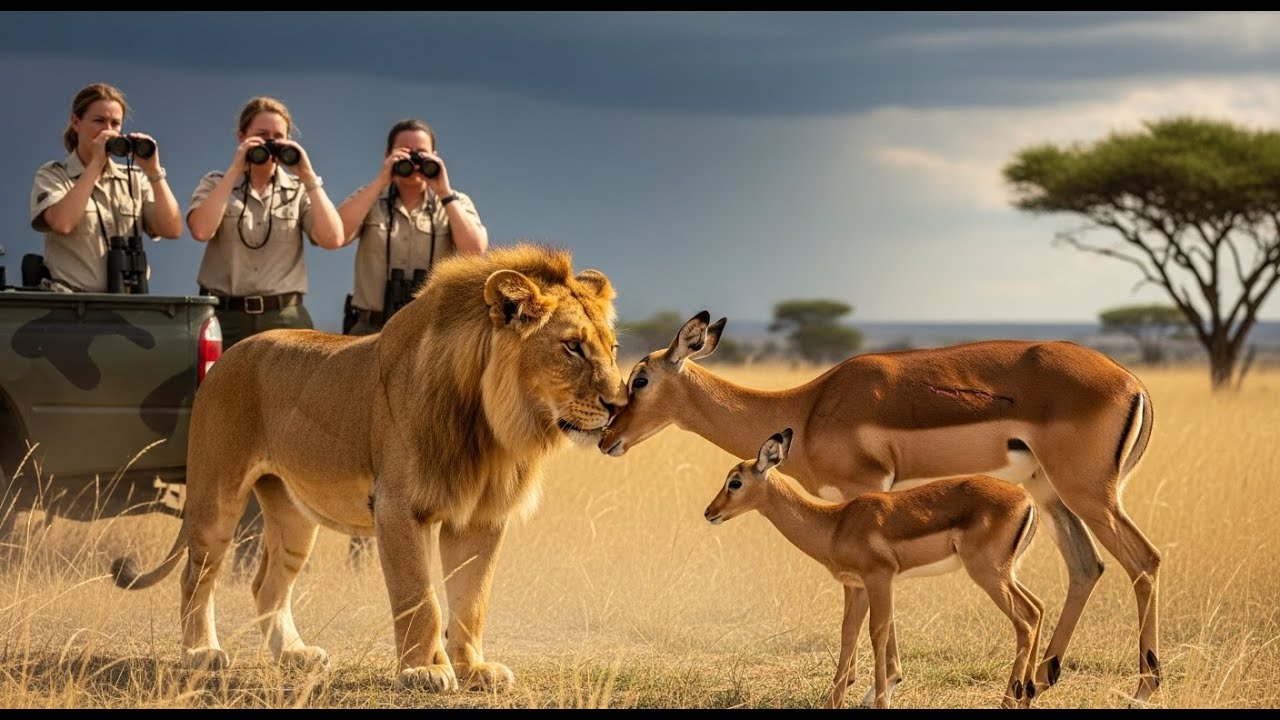 A Mother Impala Adopted a Lion Cub: The Most Unbelievable Wildlife ...