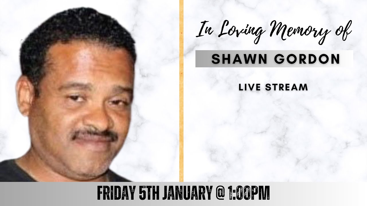 Celebrating the life of Shawn Gordon - YouTube