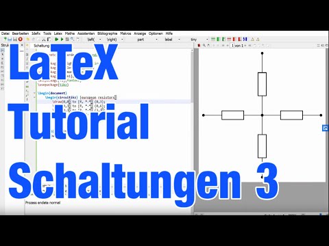 Latex Teil 3 Strom und Spannungspfeil bei Widerständen Bauelementen elektronische Schaltungen