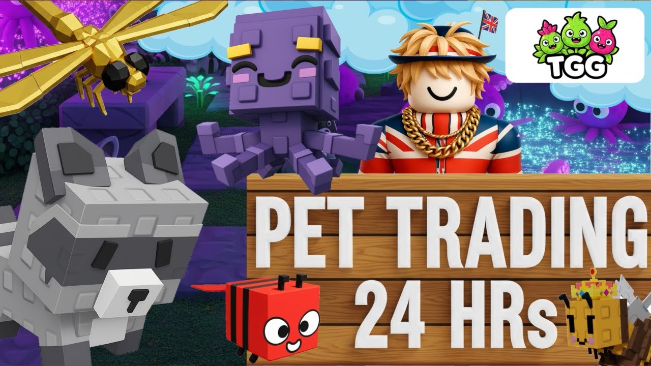 INSANE PET TRADING IN GROW A GARDEN - 24 HOURS A DAY! - YouTube