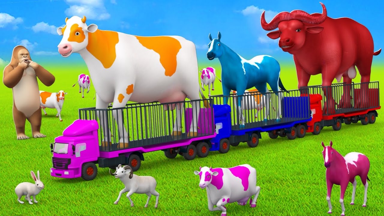 Color Cows Crocodiles and Horse Farm Adventures Farm Animals Comedy ...