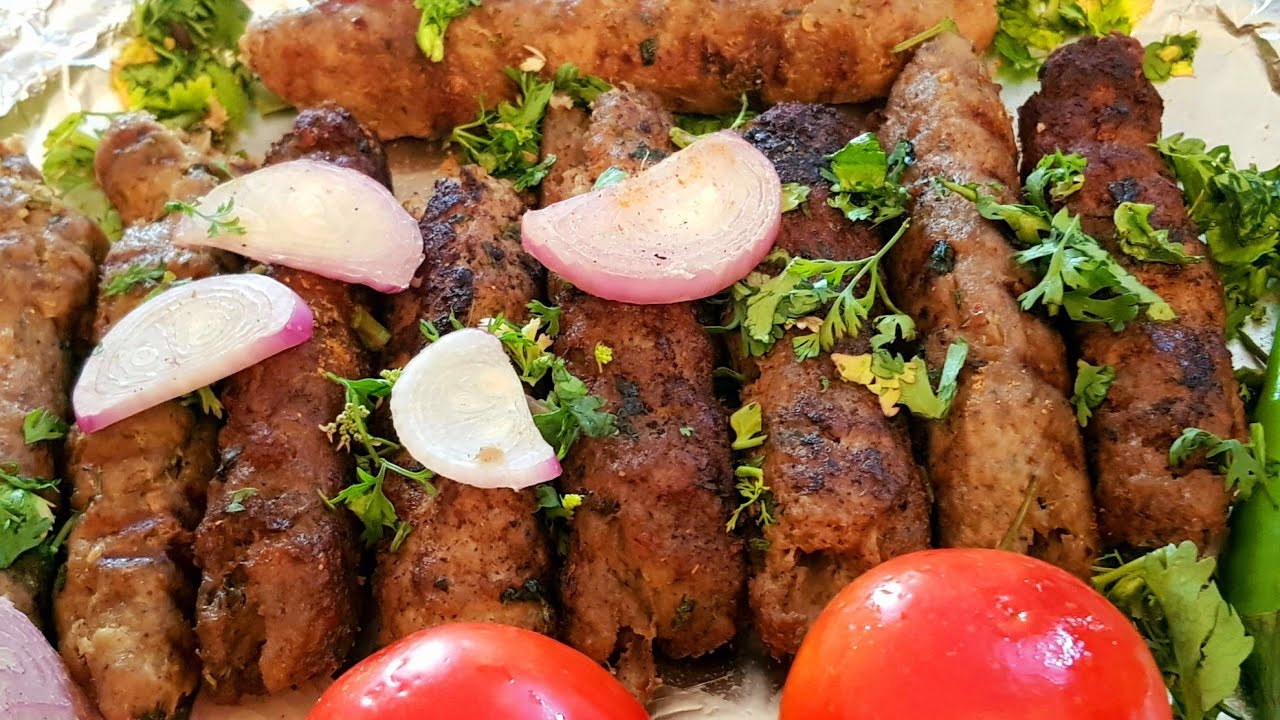 How to make Sheekh kebab by Hyderabadi khana - YouTube