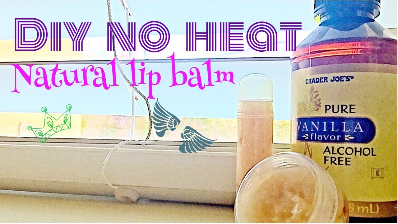 NO HEAT! Diy all natural lip balm tutorial - YouTube
