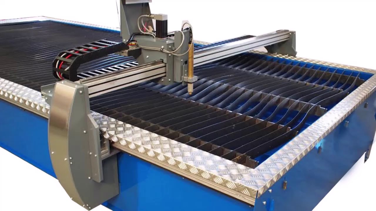 Techserv CNC - Plasma, gas and waterjet cnc system - YouTube