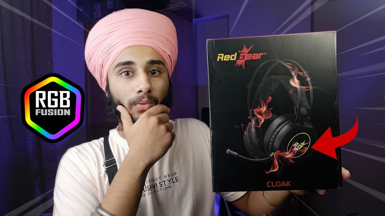 Gaming Headphones under ₹800/- ONLY | Redgear Cloak RGB Gaming ...