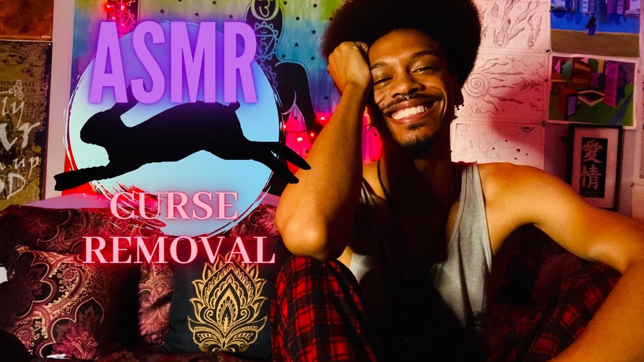 ASMR Curse Removal🥀🕯🥀(Hand Movements, Finger Flutters, etc.) - YouTube