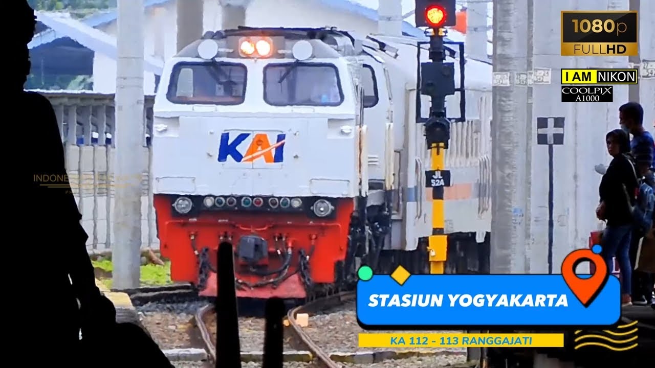 KA Ranggajati masuk Stasiun Besar Yogyakarta #keretaapi #ranggajati # ...